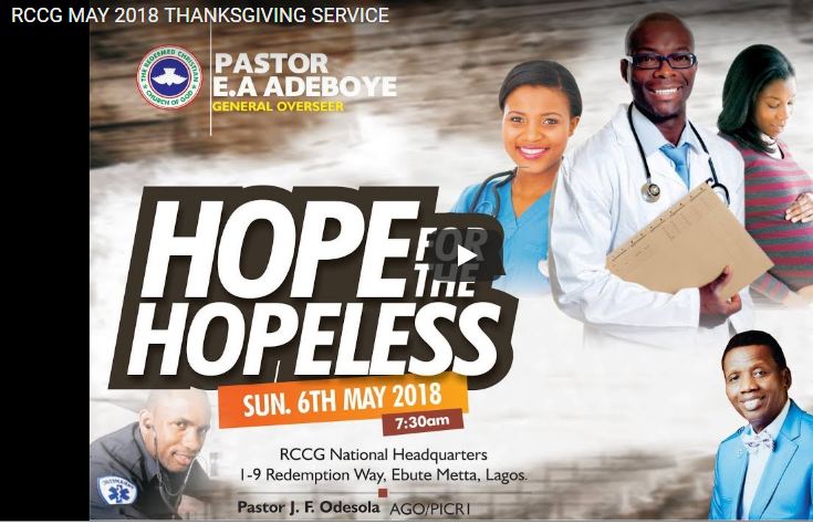 PASTOR E.A ADEBOYE SERMON - RCCG 29/03/2020 SPECIAL SERVICE | PEACE BE ...
