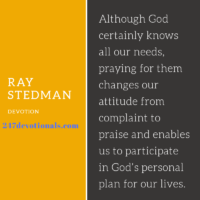 Devotional by Ray Stedman for March 7-Citizens of Heaven - Daily ...