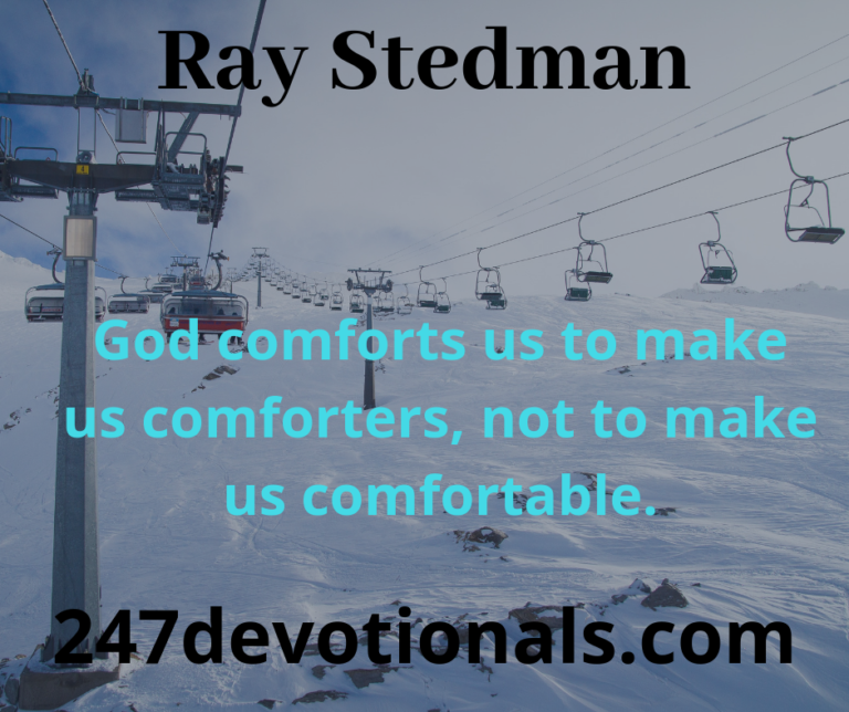 Ray Stedman devotional Archives - Daily Inspirational devotionals
