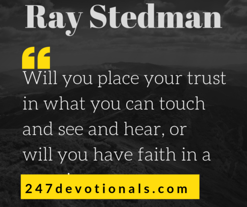 Ray Stedman devotional Archives - Daily Inspirational devotionals