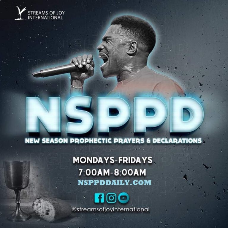 NSPPD MORNING PRAYER TODAY Friday November 7th 2025 - Daily ...