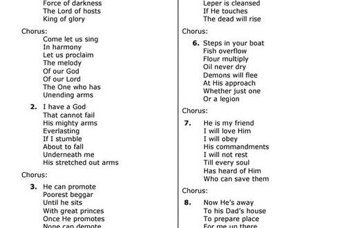 May Holy Ghost Service 2023 Hymn Theme: Everlasting Arms - Daily Inspirational devotionals